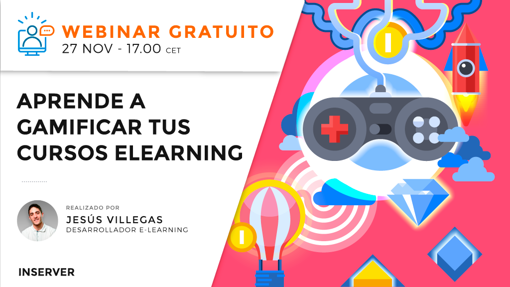 Aprende a gamificar tus cursos elearning - INSERVER